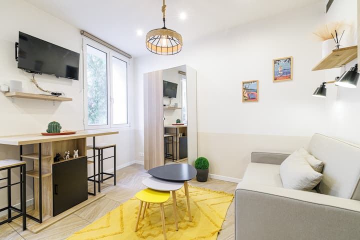 2 Pièces Ultra Central Climatisé - Nice