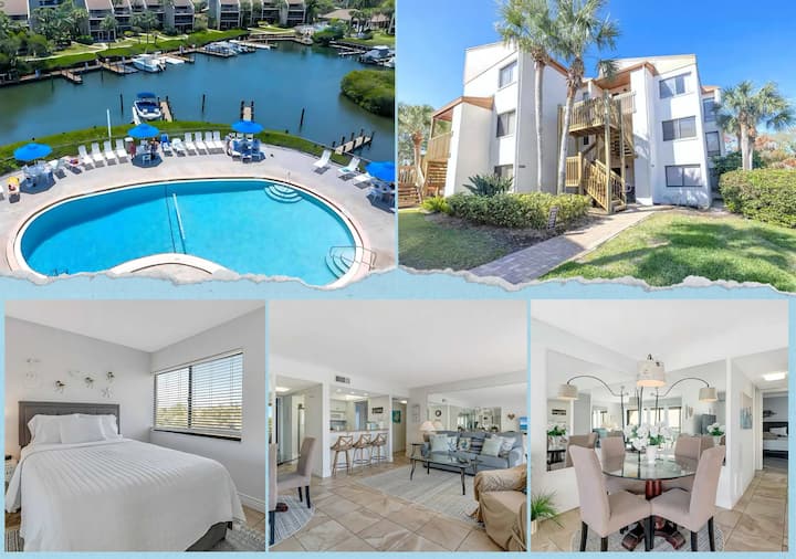 Stunning 2br Lagoon-view Steps To Siesta Key Beach - Siesta Key, FL