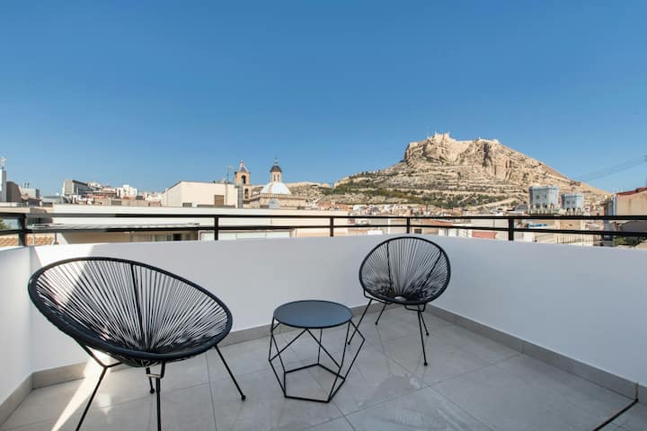 Apartamento ÁTico Presidencial - 亞利坎提