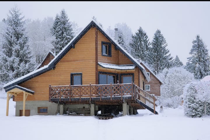 Chalet Nordique Pour 6 Personnes à La Féclaz - La Féclaz