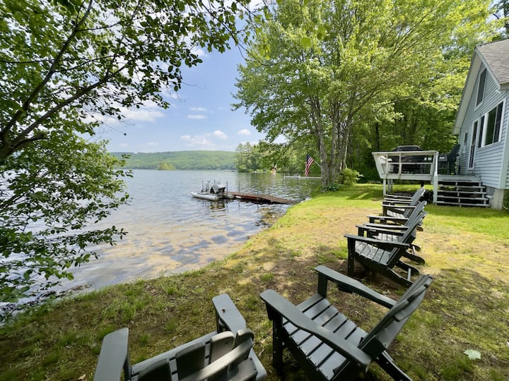 Water's Edge- A Family-friendly Beachfront Stay - Range Pond State Park, Poland Spring