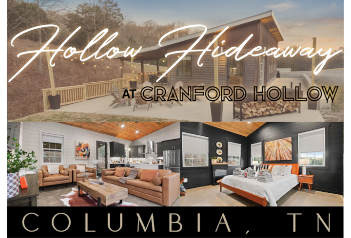 Hollow Hideaway 1a- Serene Getaway-sleeps 4 - Columbia, TN
