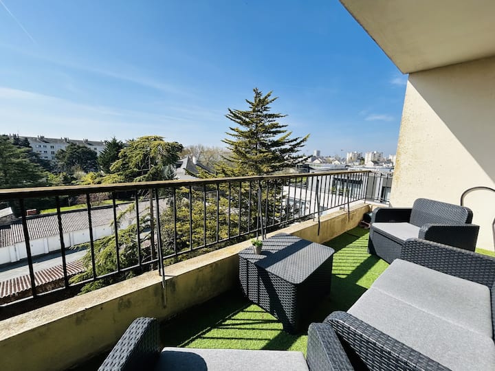 Casa Bichon - 4 Chambres - Balcon - Calme - Beaucouzé