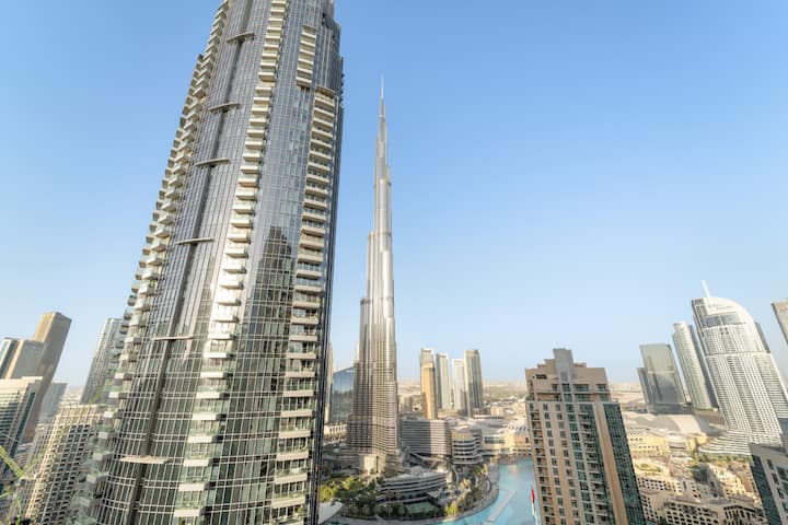 Luxury 4br W/burj View | Pool & Gym | Downtown - Dubai