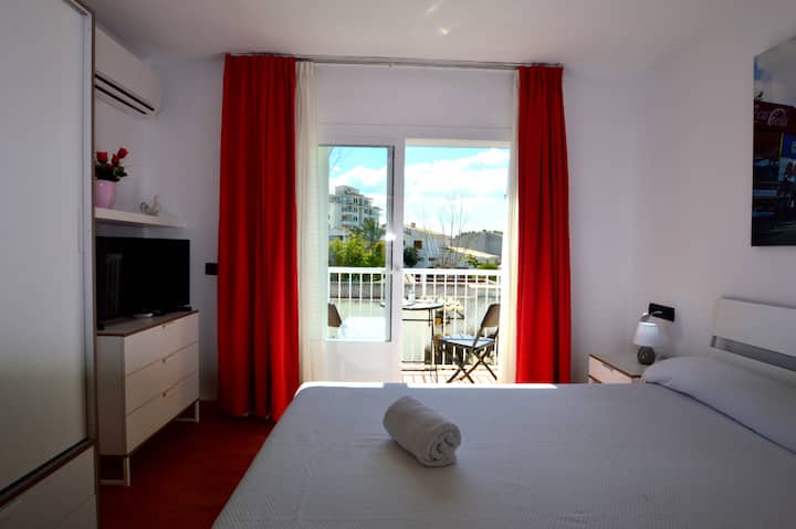 Bonito Apartamento Con Piscina Y Tobogán - Can Picafort