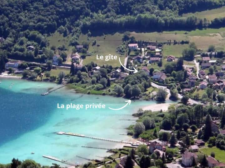 Le Lac Bleu Appt Terr Plage Privée Lac - Charavines