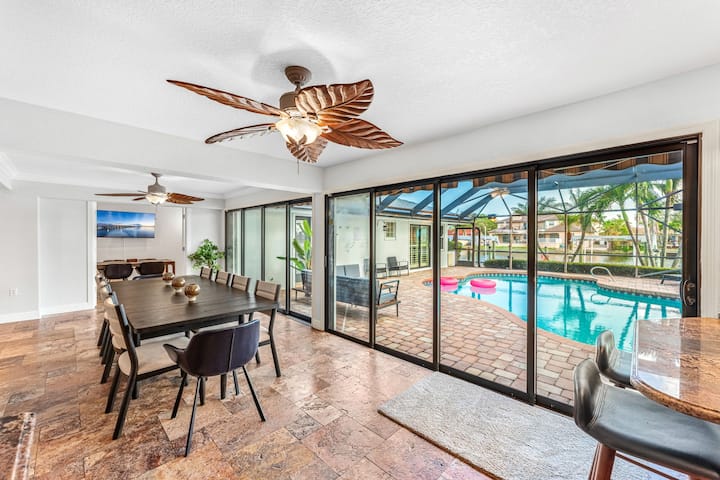 Canalfront | Heated Pool + Game Room W/ Pool Table - Cocoa Beach, FL