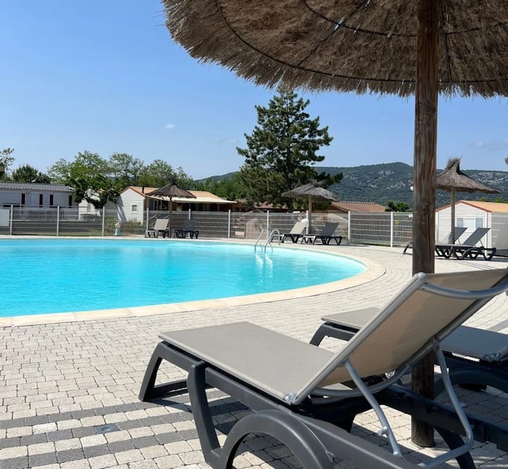 Zecamping 3* Mobil Home Piscine - Ardèche