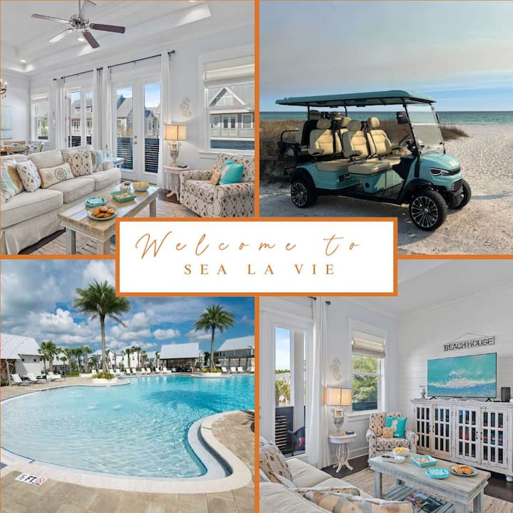 Overlook Pool On 30a- 2bikes & New Golf Cart! - Alys Beach, FL