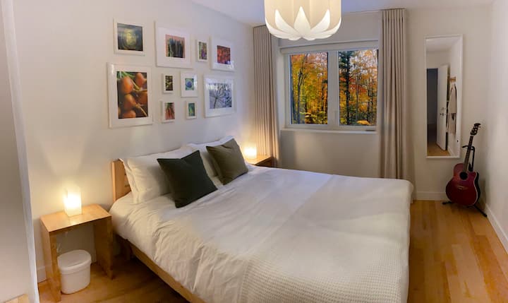 Chambre Jardin - Le Camp Caché - Granby