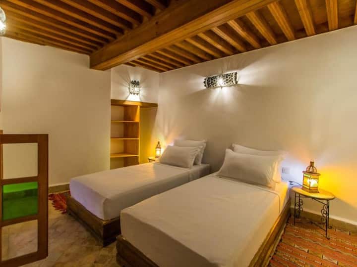 Chambre Double Ou Lits Jumeaux Avec Balcon - 非斯