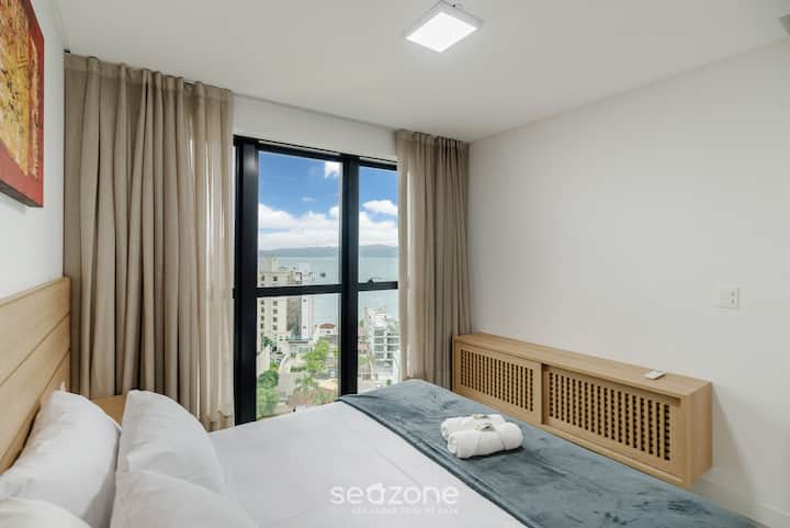 1br Apt W/ Sea View & Gym 280m Beach Mhf1206 - Itapema