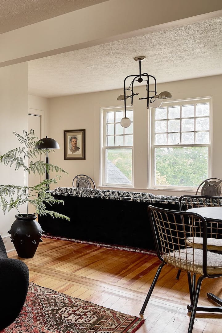 Original Primary Bedroom In The Main House - Asheville, NC