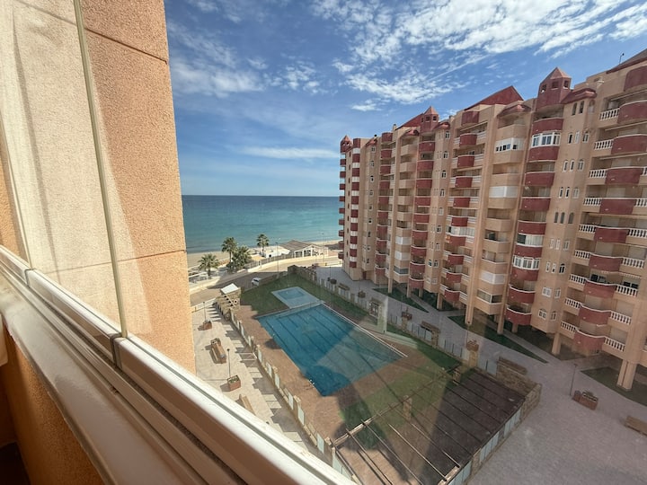 Las Palmeras - Apartment With A Swimming Pool - La Manga