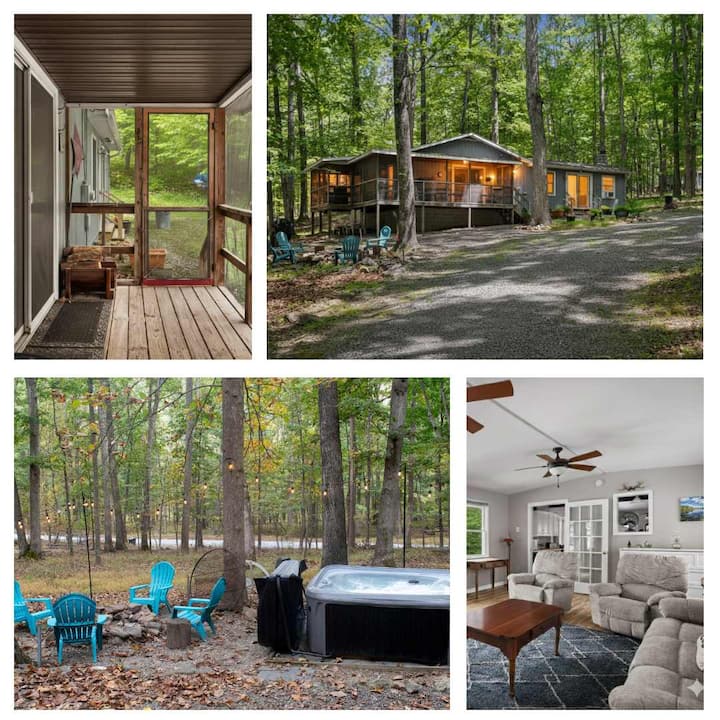 Dog-friendly W Hot Tub, Fire Pit & River Access - West Virginia