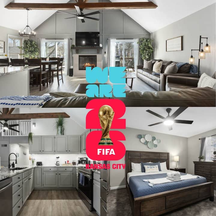 Sleeps 11_cozy & Comfortable|steps To Lake|dock - Spring Hill, KS