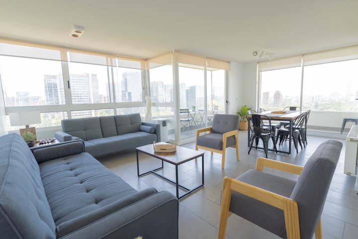 Large 3 Bedr 2 Bath Parque Arauco Mall - Las Condes