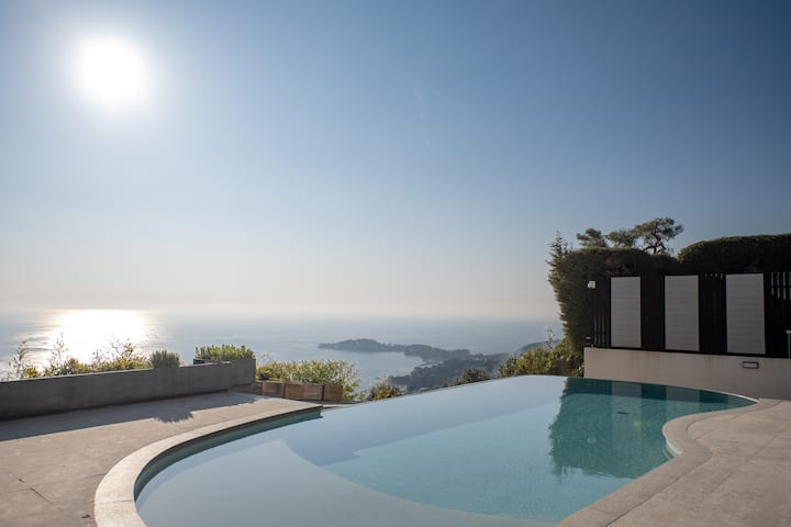 Villa Californienne Avec Vue Mer - Nice