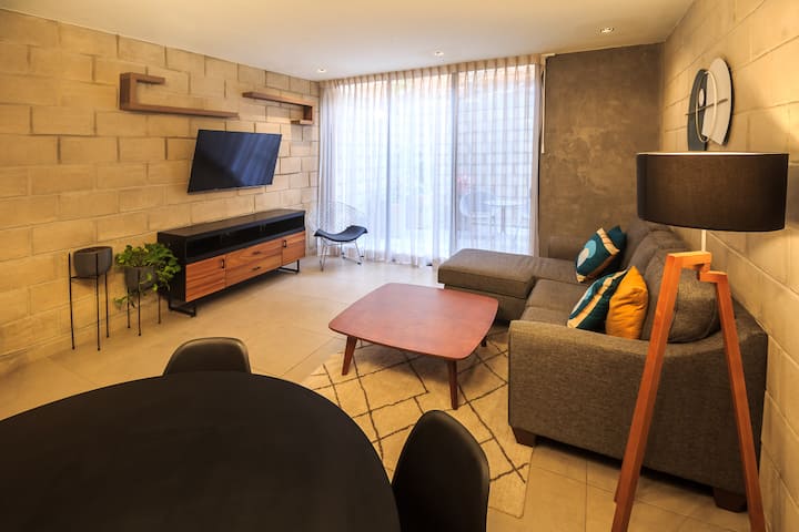 Loft Con Patio En Las 9 Esquinas Con Gym/cowork - Guadalajara
