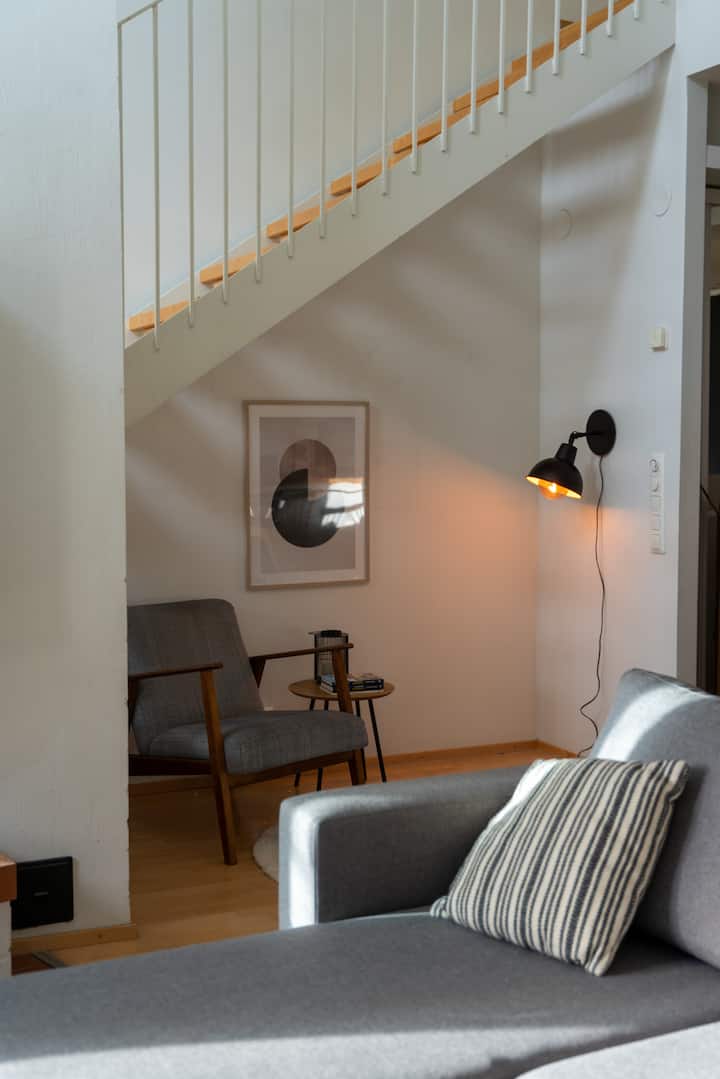 Architectural Townhouse With Sauna And Patio - Helsinki