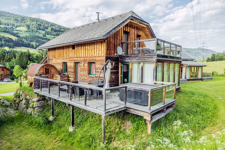 Woody 13 - With Unique Barrel Sauna & Whirlpool - Murau