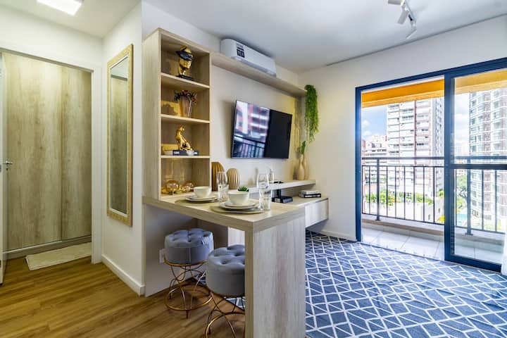 My906· Entire Apartment (Frei Caneca Mall) - Sao Paulo