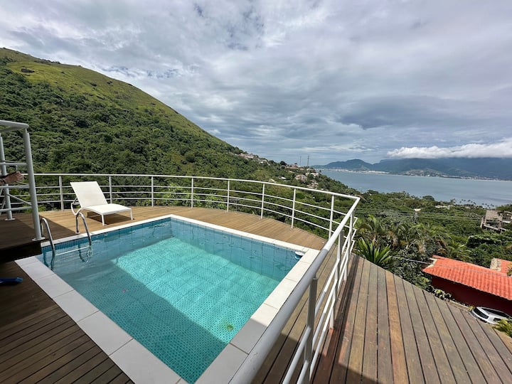 Conforto, Piscina E Vista A Poucos Metros Da Vila - Ilhabela