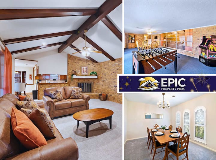 Weekend Escape Cabin:3br+sunroom +Games+views - Baytown, TX