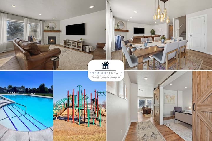 Modern Farmhouse Retreat | 5br | With Pool Views - Meridian, ID