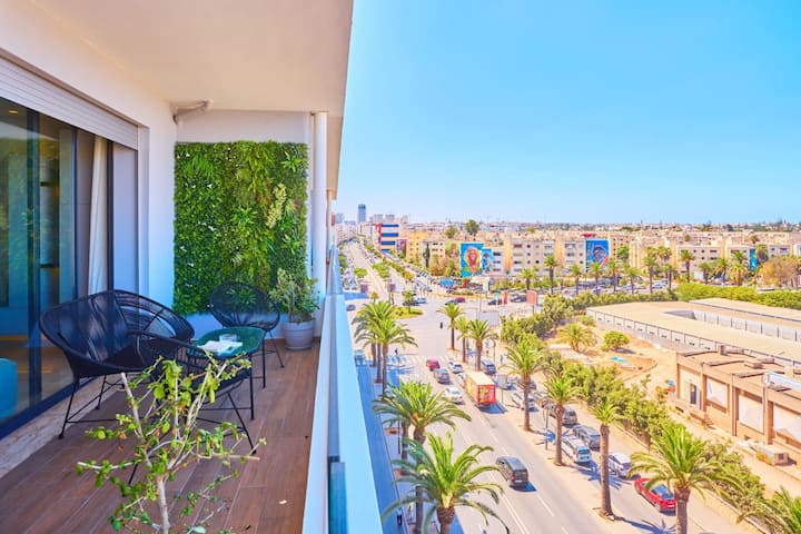 Heart Of Maarif| 2 Stunning Balconies|175 Sqm Appt - Casablanca