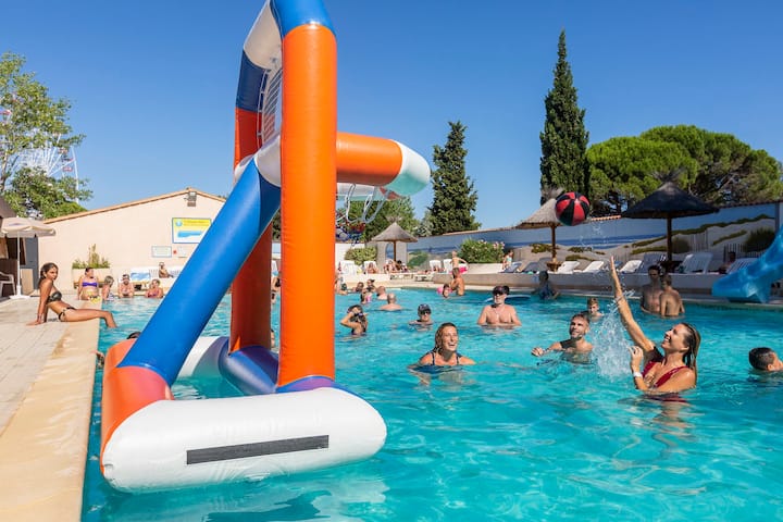 Mobilhome Climatisé | 2 Piscines | Plage à 1 Km - Aigues-Mortes