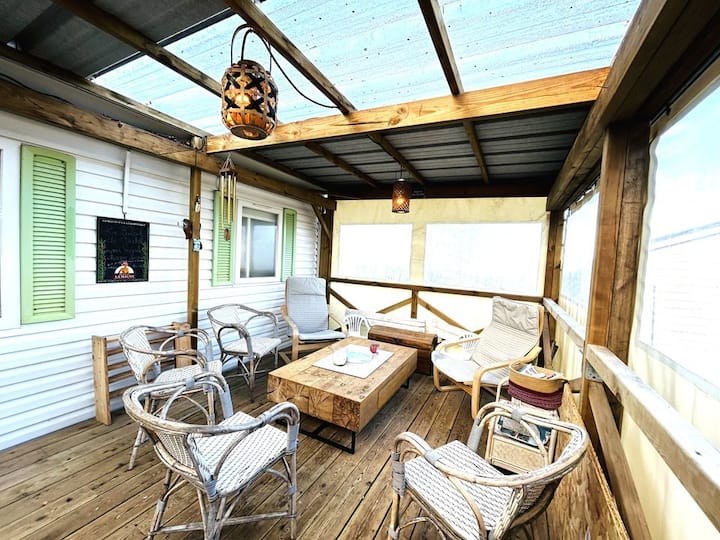 Charmant Mobile-home 6 Personnes Sur Terrain Privé - Pont-Scorff