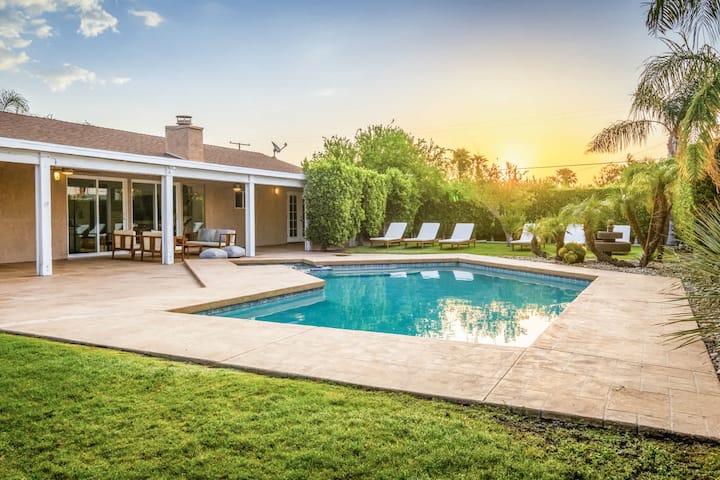 6br Retreat | Pool, Jacuzzi, Bbq - Palm Springs, CA