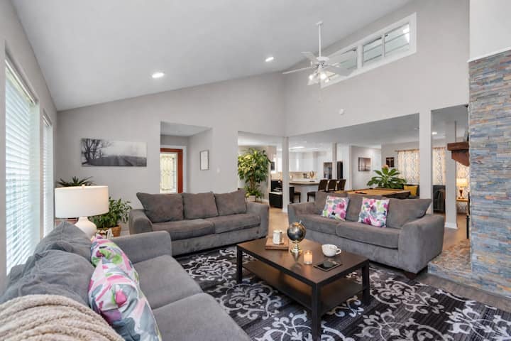 Kingwood Escape – 6br W/ Heated Pool |Near Iah! - 漢布爾