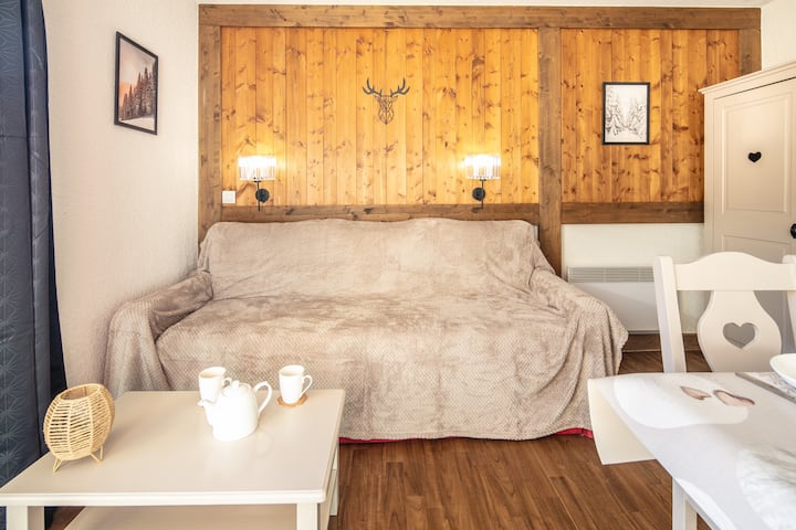 L’olympique Cocooning -Vue Montagne, Parking Privé - Méaudre