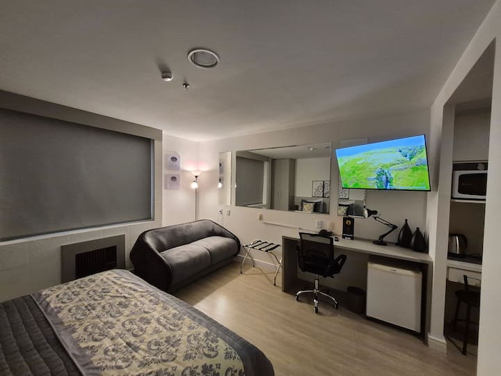 Flat Aeroporto Congonhas Com Sofá Cama (Apto 510) - São Paulo