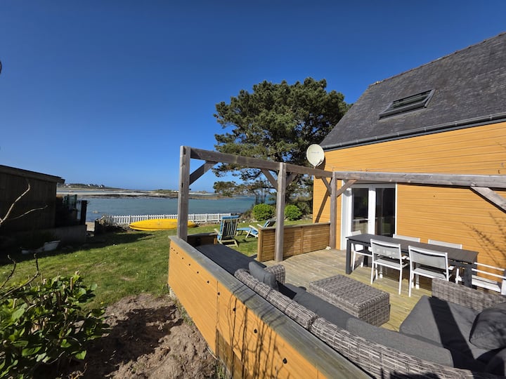 Maison Vue Mer Incroyable Accès Direct à La Plage - Plouguerneau