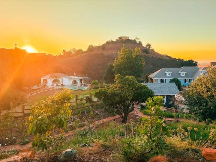 5-acre Enchanted Farm: Pool, Mini Horses & Views - Bonsall, CA