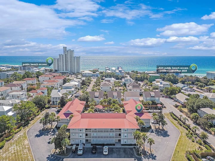 Renovated 1br 30a Condo | Sleeps 4 | Heated Pool - Deer Lake State Park, Santa Rosa Beach