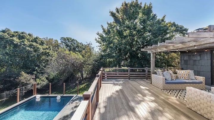 4br/3.5ba: Pool, Sauna, Outdoor Shower, Ping-pong - Montauk, NY
