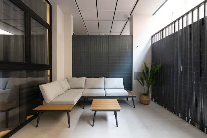 City Of Arts Apt W/ Terrace & Ac 3 - Valencia