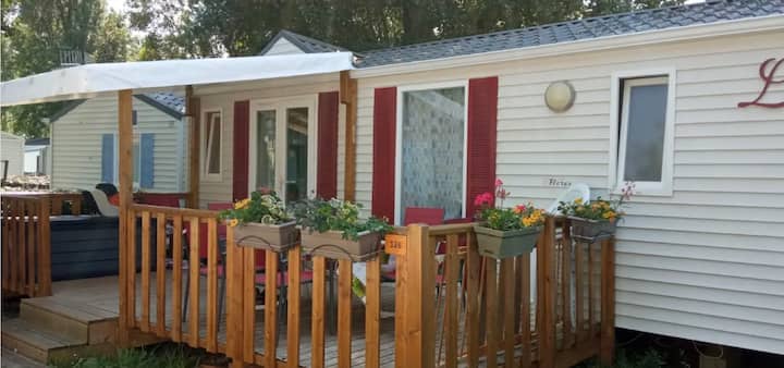 Mobilhome - Piscines - Terrasse - Longeville-sur-Mer