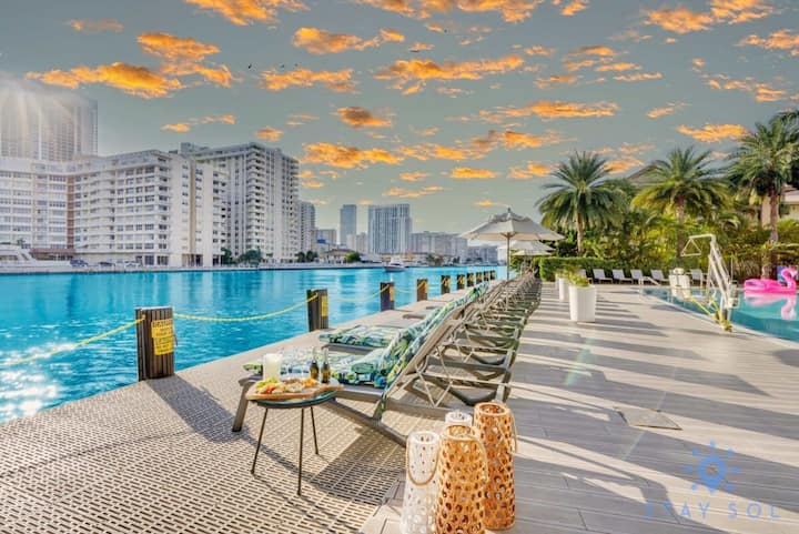 Tropical Apartment W/balcony|pool|up To 4+ Gym - Hallandale Beach, FL