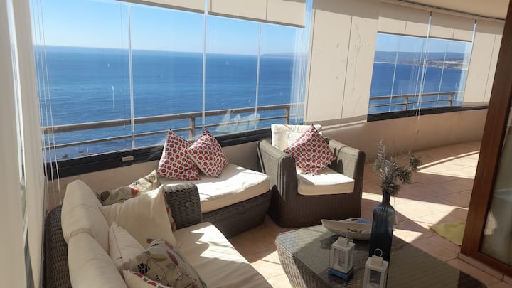 Warm And Bright Apartment With Sea View - Algarrobo