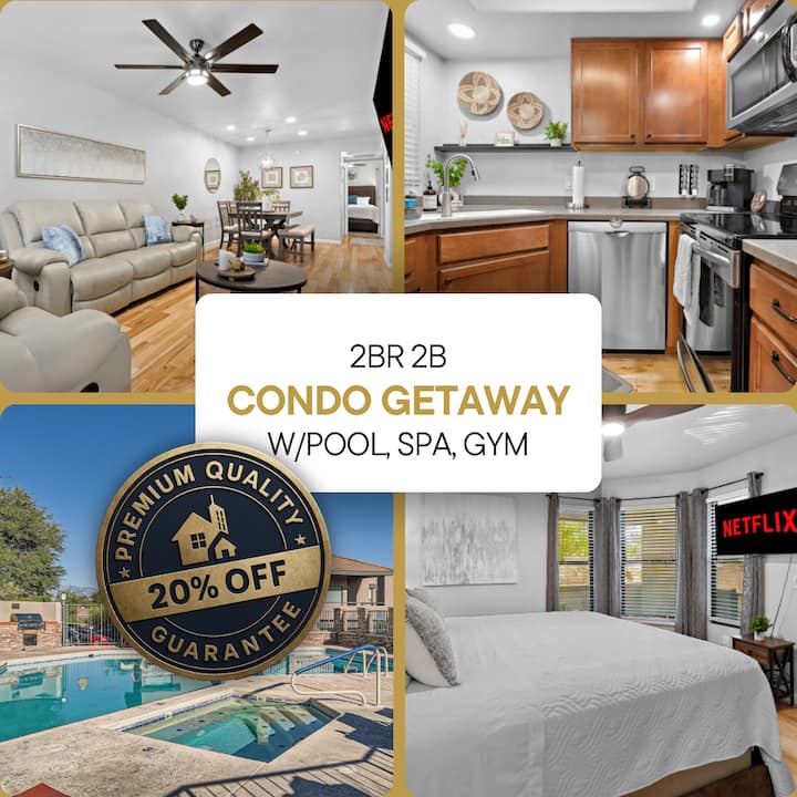 Greens Full 2br/2b Getaway W/ Pool, Grill & Spa - Tucson, AZ