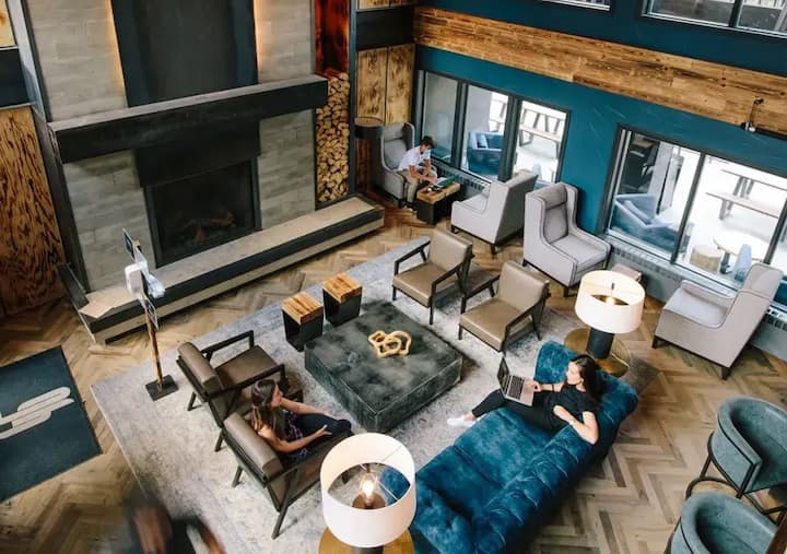 Breck Hotel Room | King Bed & Relaxing Lounge - Breckenridge, CO