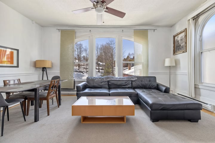 Suite-sdb Privée-queen-vue Sur Rue-suite 05: 2 Que - Lake Placid, NY