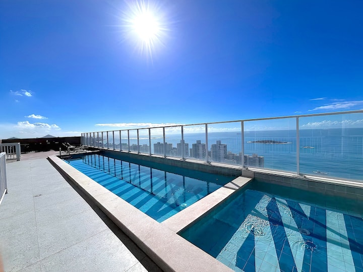 Apto Moderno C/ Vista Incrível Para O Mar - Vila Velha