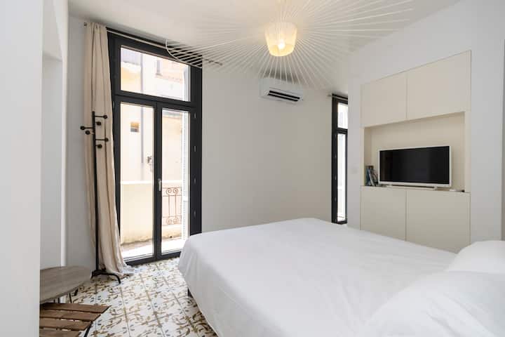 Rose - Studio Hyprecentral Calme Cosy - By Tgb - Ajaccio