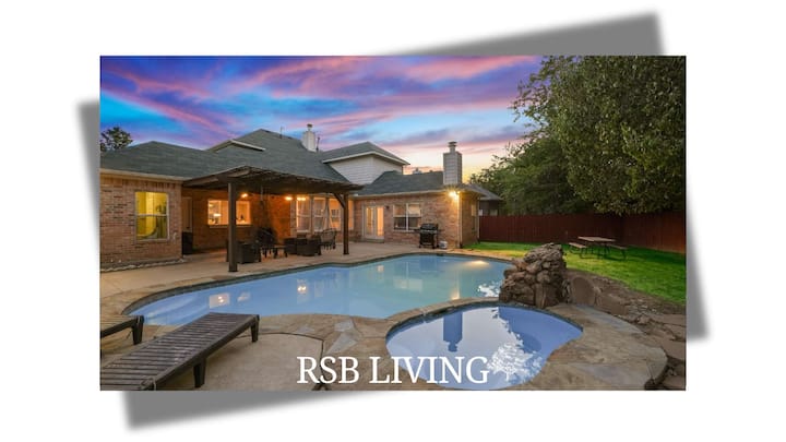 Immaculate 5br/2.5b Vila With Pool And Cinema - Irving, TX